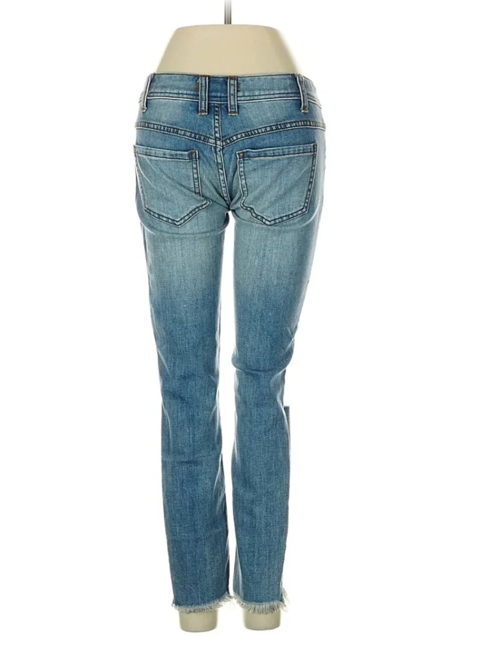 Free People | Jeans | Free People Destroyed Frayed Sitka Wash Skinny ...